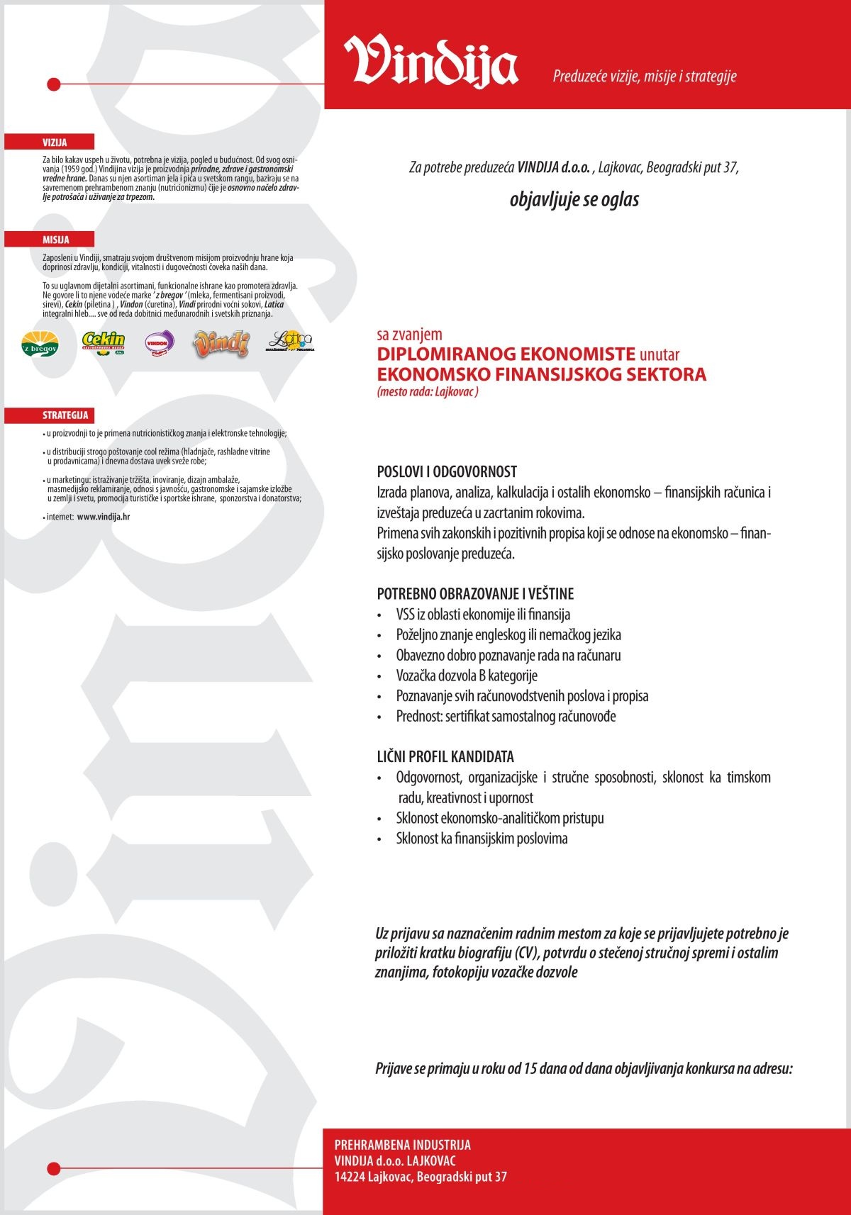 Cv Primer Ekonomista - Girha Curriculum Vitae